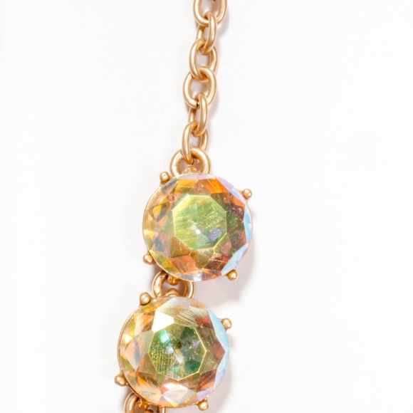 J. Crew | Jewelry | Jcrew Color Crystal Tussle Statement Necklace ...